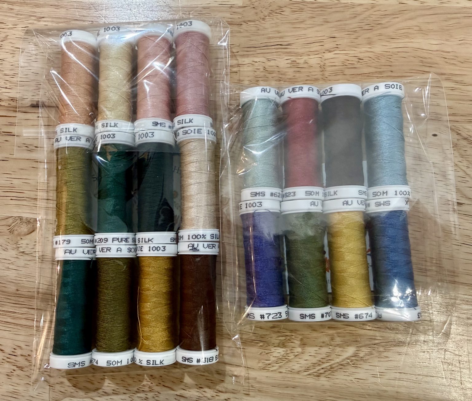 100/3 Silk Thread Pack Au ver a Soie – AC Bluebird Bluebird Quaker ...